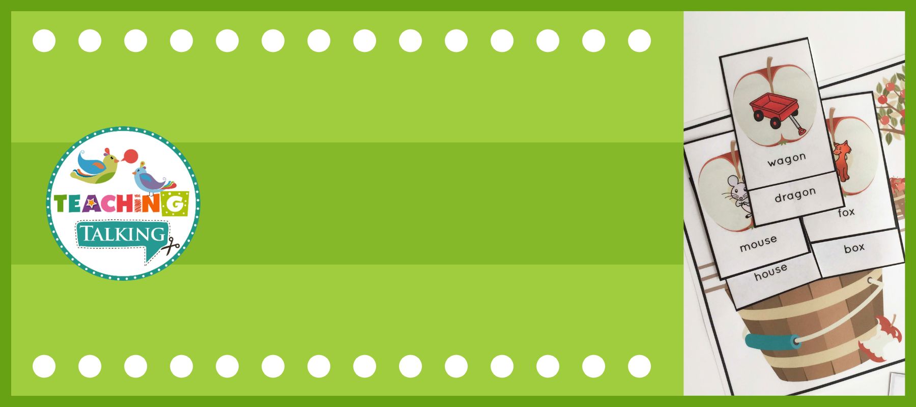 Fall Rhyming Activity - Matching Game Freebie - Teaching Talking