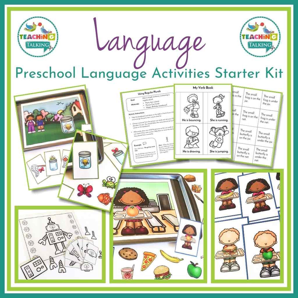 Preschool Language Activity Kit - Starter - Teaching Talking