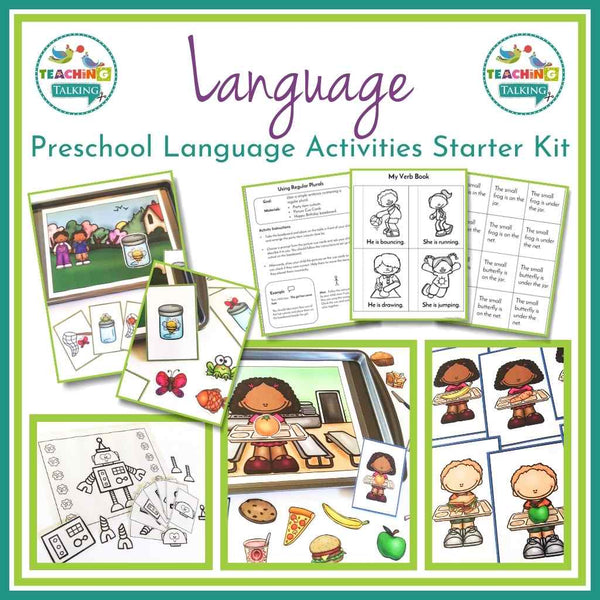 Preschool Language Activities for Speech Therapy Tagged "Value bundle ...
