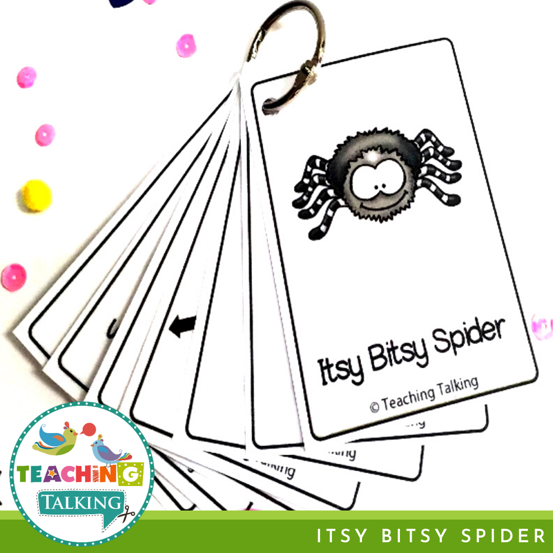 Nursery Rhyme Activities for Itsy Bitsy Spider - Teaching Talking