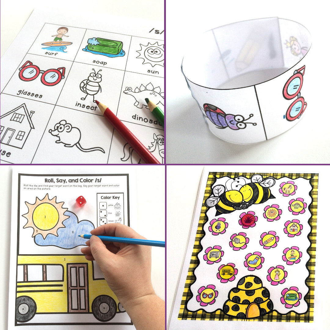 Print and Go Articulation Activities Extra Value Bundle - Teaching Talking