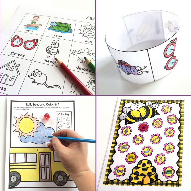 Print and Go Articulation Activities Extra Value Bundle - Teaching Talking