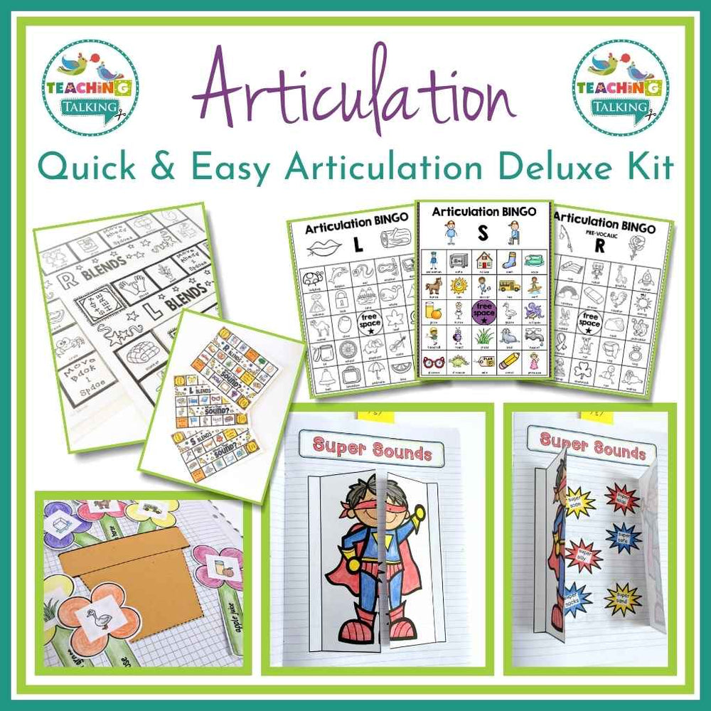 Quick and Easy Articulation Kit - Deluxe - Teaching Talking