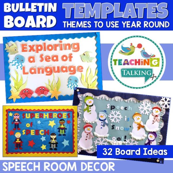 Speech Therapy Bulletin Boards - Teaching Talking
