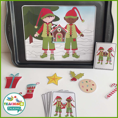 Christmas Preschool Language Activities for Speech Therapy - Teaching ...