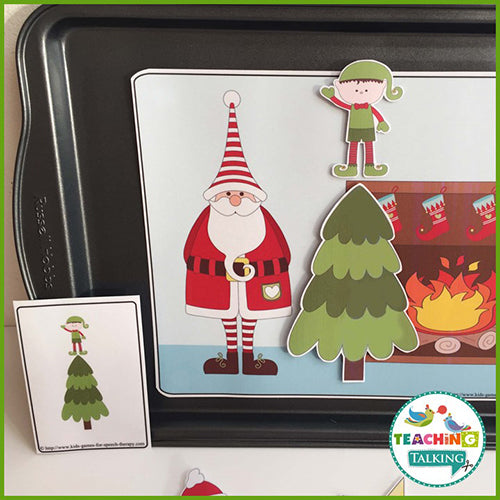 Christmas Preschool Language Activities for Speech Therapy - Teaching ...