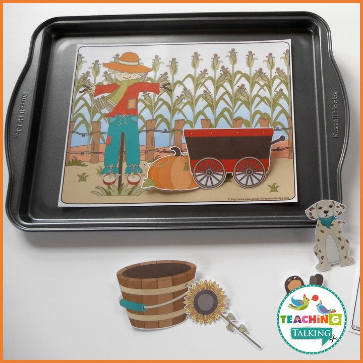 Fall Preschool Language Activities for Speech Therapy - Teaching Talking