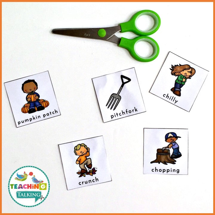 Fall Articulation Activities for Notebooks - Teaching Talking