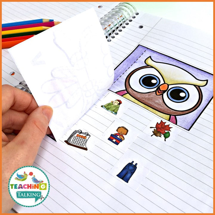 Fall Articulation Activities for Notebooks - Teaching Talking