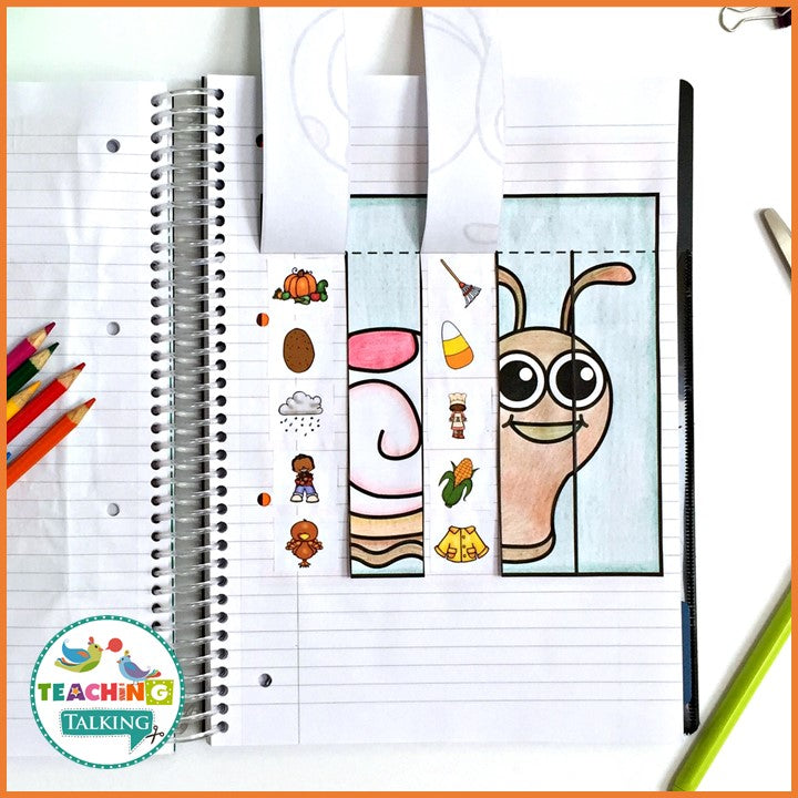 Fall Articulation Activities for Notebooks - Teaching Talking