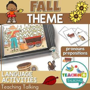 Fall Speech Therapy Activities Value Bundle - Teaching Talking