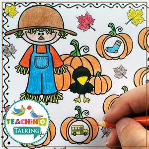 Print and Go Articulation Activities for Fall - Teaching Talking