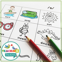 Print and Go Articulation Cards for Speech Therapy - Teaching Talking