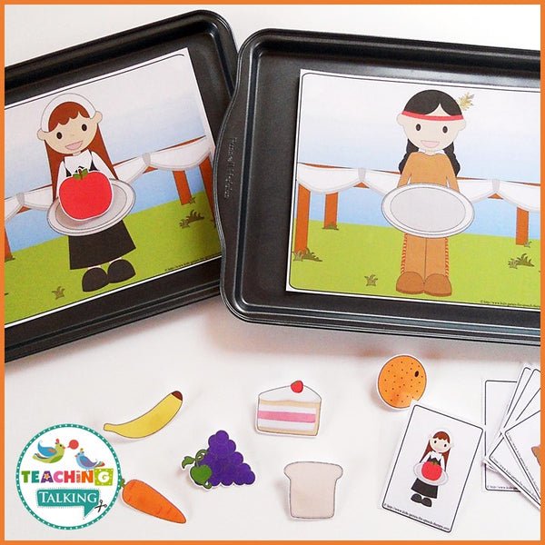 Thanksgiving Preschool Language Activities for Speech Therapy ...