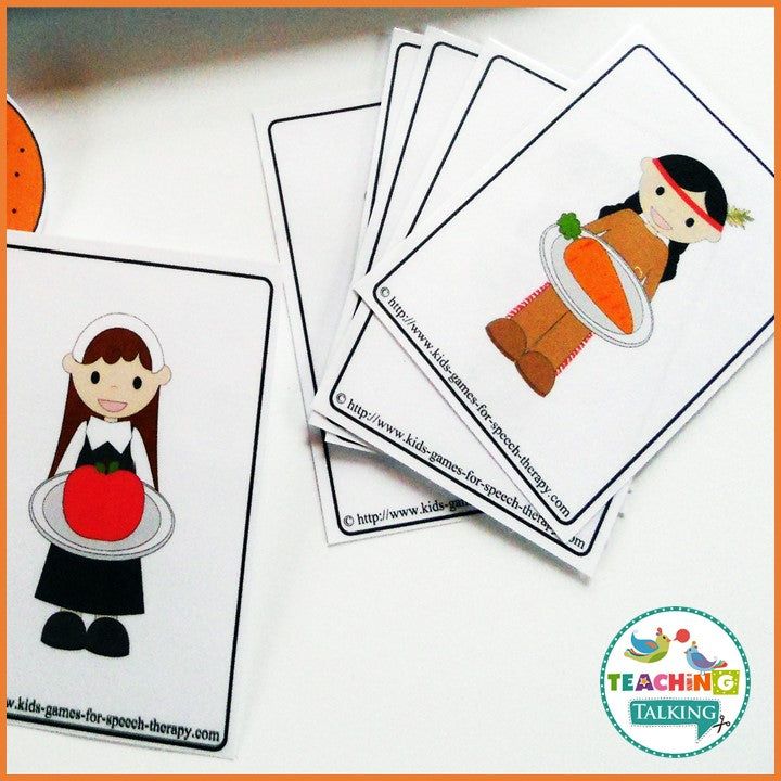 Thanksgiving Preschool Language Activities for Speech Therapy ...