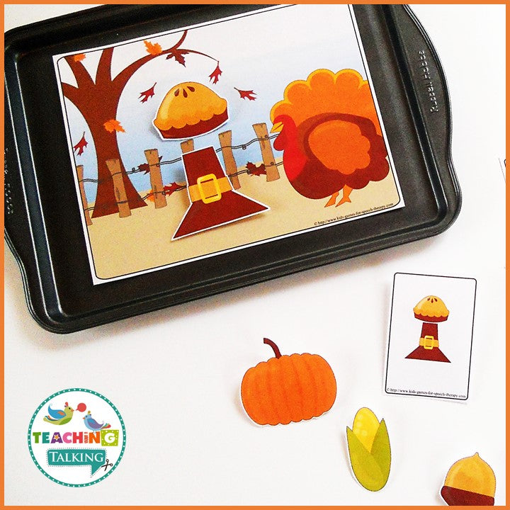 Thanksgiving Preschool Language Activities for Speech Therapy ...
