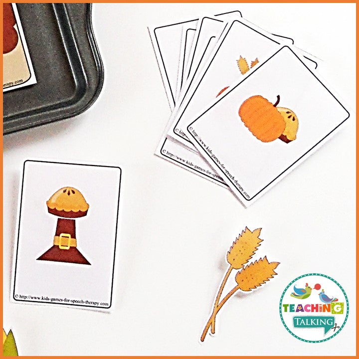Thanksgiving Preschool Language Activities for Speech Therapy ...