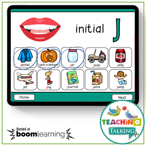 BOOM Cards - Articulation Activities for /J/ - Teaching Talking