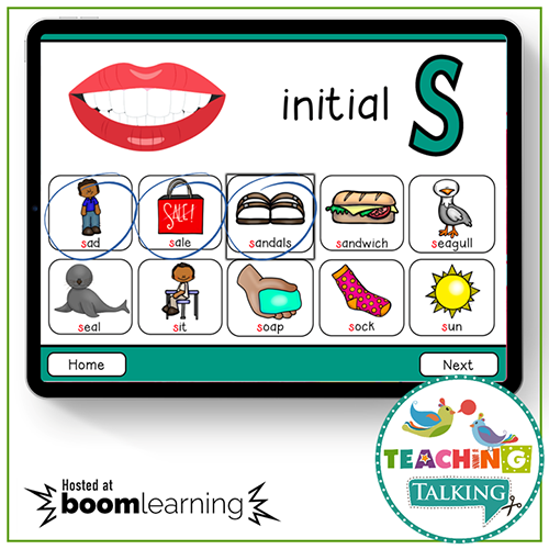 BOOM Cards - Articulation Activities for /S/ - Teaching Talking