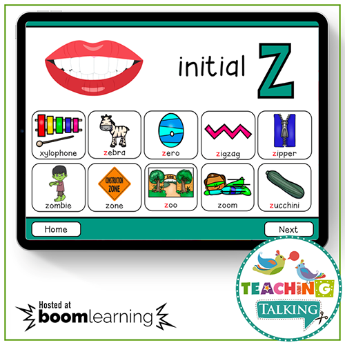 BOOM Cards - Articulation Activities for /Z/ - Teaching Talking