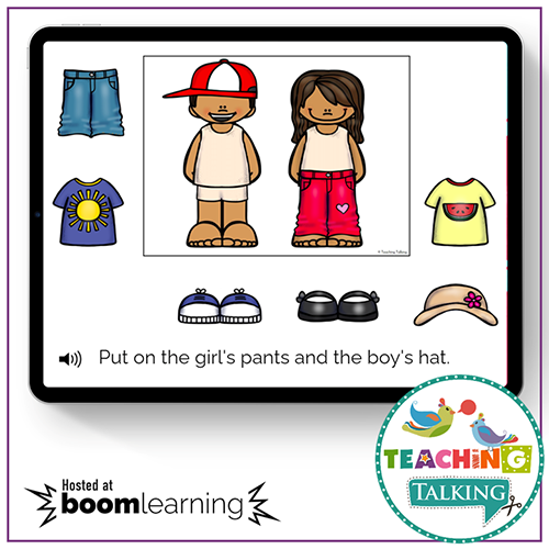 BOOM Cards - Following Multi-Step Directions with Possessive 's ...