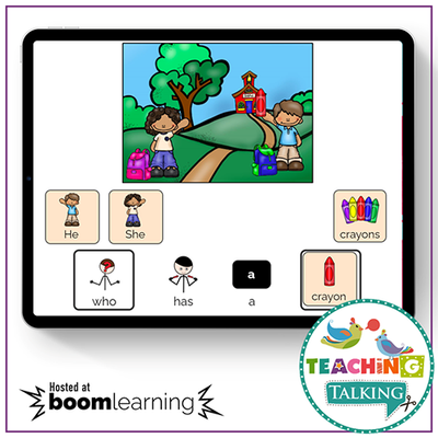 BOOM Cards - Using Regular Plurals - Teaching Talking