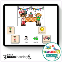 BOOM Cards - Using Regular Plurals - Teaching Talking