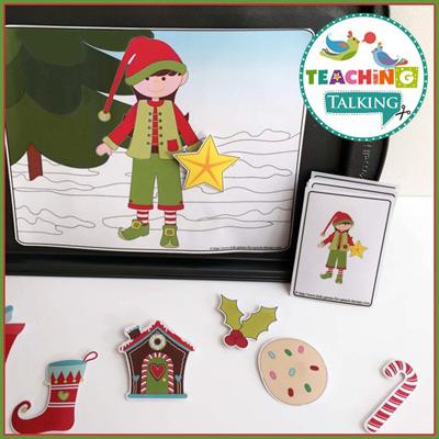 Christmas Preschool Language Activities for Speech Therapy - Teaching ...