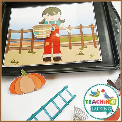 Fall Preschool Language Activities for Speech Therapy - Teaching Talking