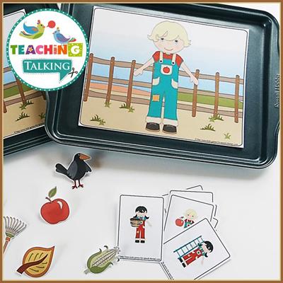 Fall Preschool Language Activities for Speech Therapy - Teaching Talking
