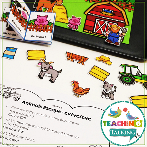 Apraxia of Speech Activities Farm Pack and BOOM! Cards - Teaching Talking