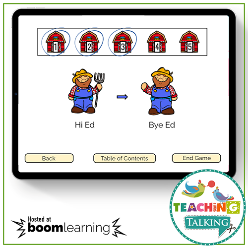 Apraxia of Speech Activities Farm Pack and BOOM! Cards - Teaching Talking