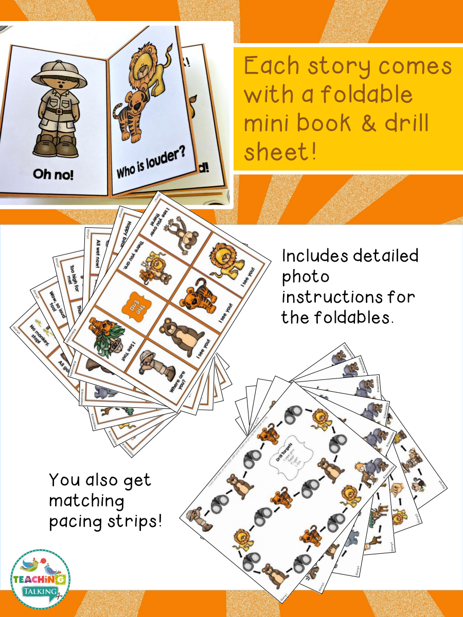 Apraxia of Speech Activities Zoo Pack and BOOM! Cards - Teaching Talking