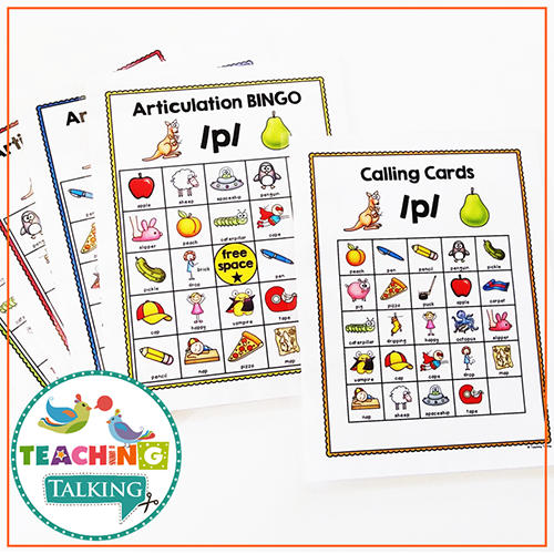 Articulation BINGO for SH, CH, J, TH - Teaching Talking