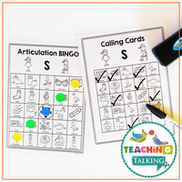 Articulation BINGO for Speech Therapy Value Bundle - Teaching Talking