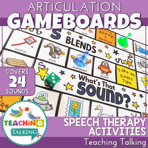 Articulation Games Speech Therapy SLP Madness Speech Therapy