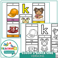 Articulation "Take Home" Flip Books - K, G, F, & V - Teaching Talking