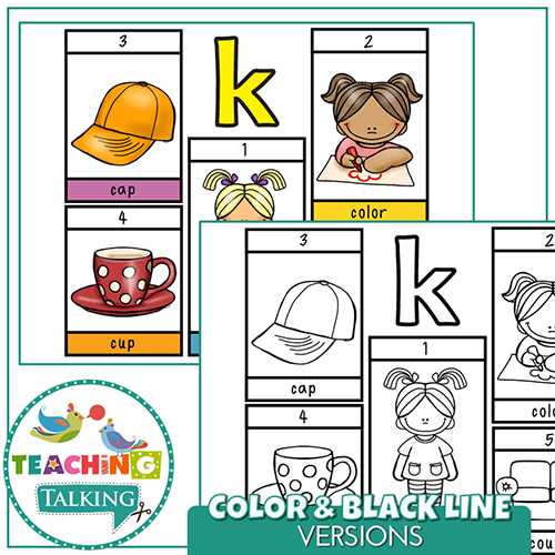 Articulation "Take Home" Flip Books - K, G, F, & V - Teaching Talking