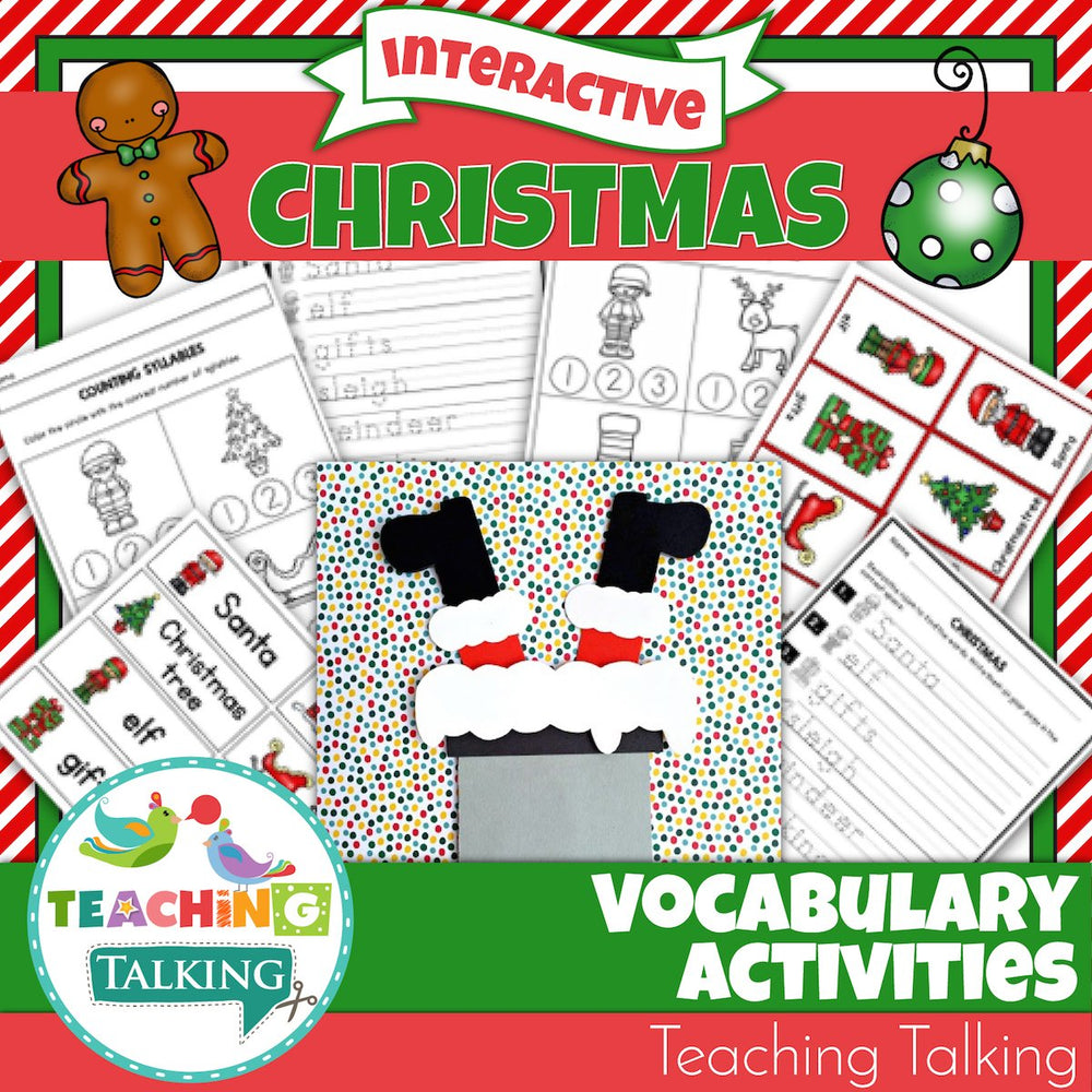 Christmas Vocabulary Activities - Teaching Talking
