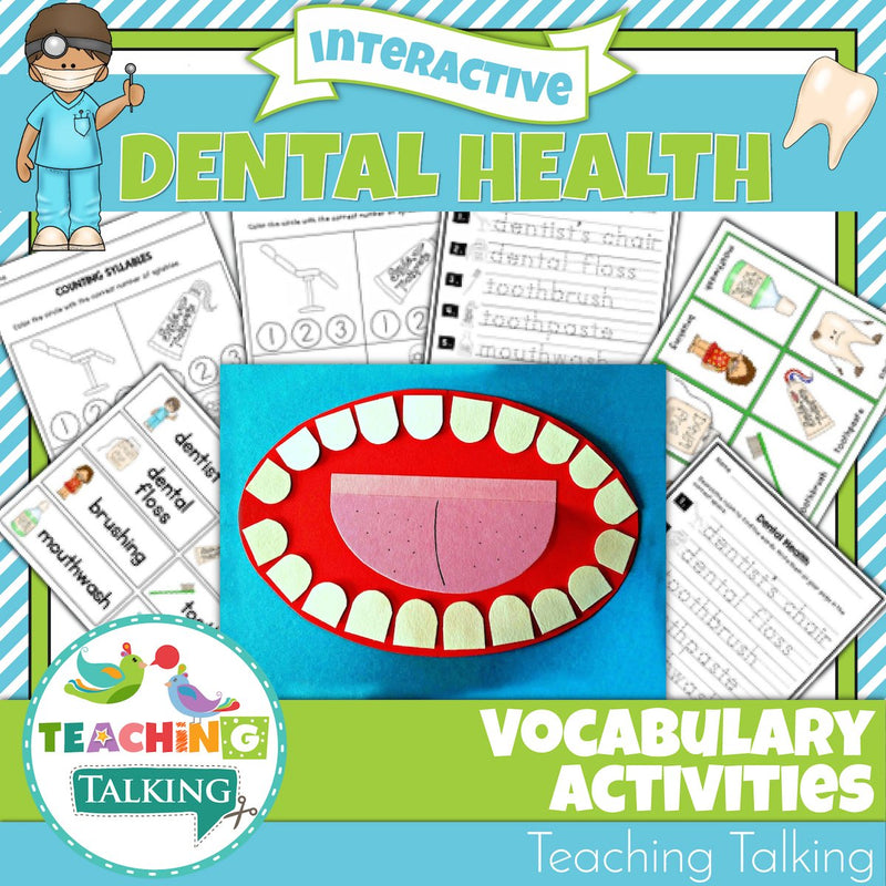 Dental Health Vocabulary Activities - Teaching Talking