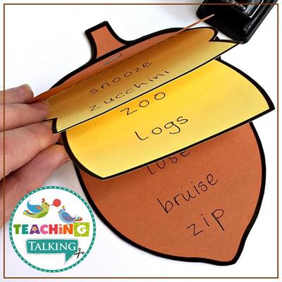 Fall Articulation Activities for Notebooks - Teaching Talking