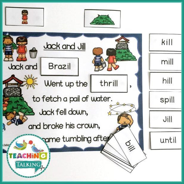 Nursery Rhyme Activities for Jack and Jill - Teaching Talking