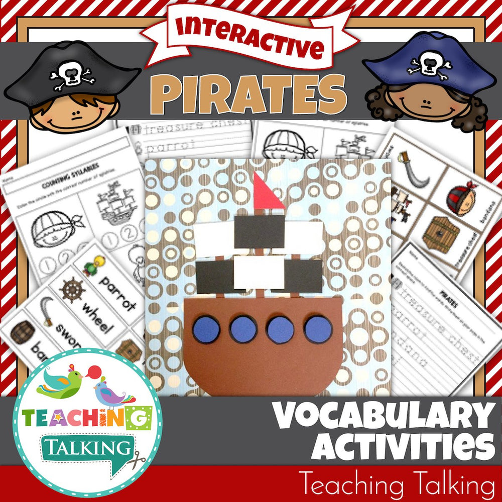 Pirate Vocabulary Activities - Teaching Talking