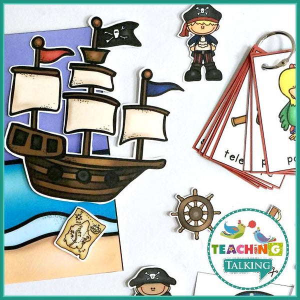 Pirate Vocabulary Activities - Teaching Talking