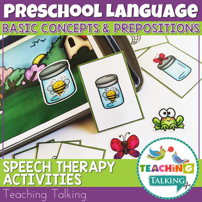 Preschool Language Activities for Speech Therapy - Teaching Talking