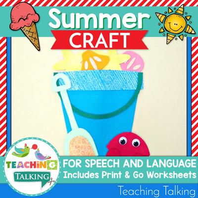 Summer Speech Therapy Activities Value Bundle - Teaching Talking