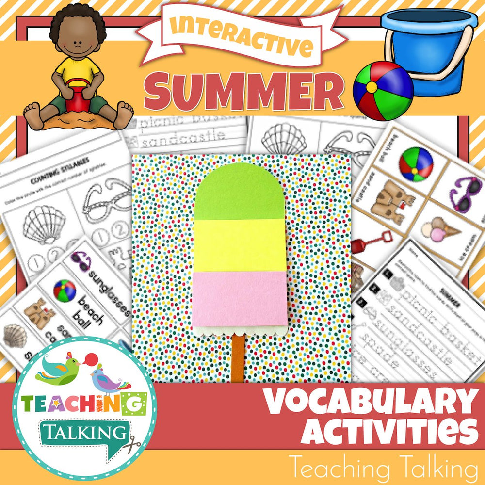 Summer Vocabulary Activities - Teaching Talking