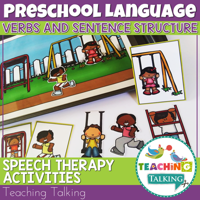 Preschool Language Activities for Speech Therapy - Teaching Talking