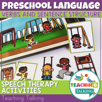 Preschool Language Activities for Speech Therapy - Teaching Talking