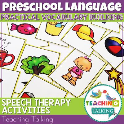 Preschool Language Activities for Speech Therapy - Teaching Talking